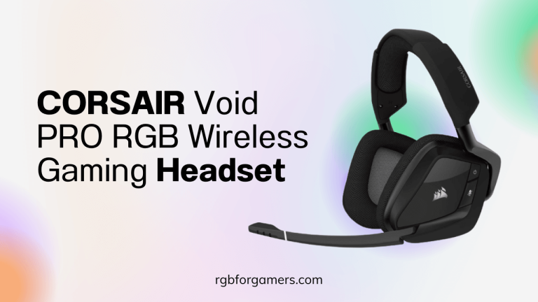 CORSAIR Void PRO RGB Wireless Gaming Headset - RGB for Gamers